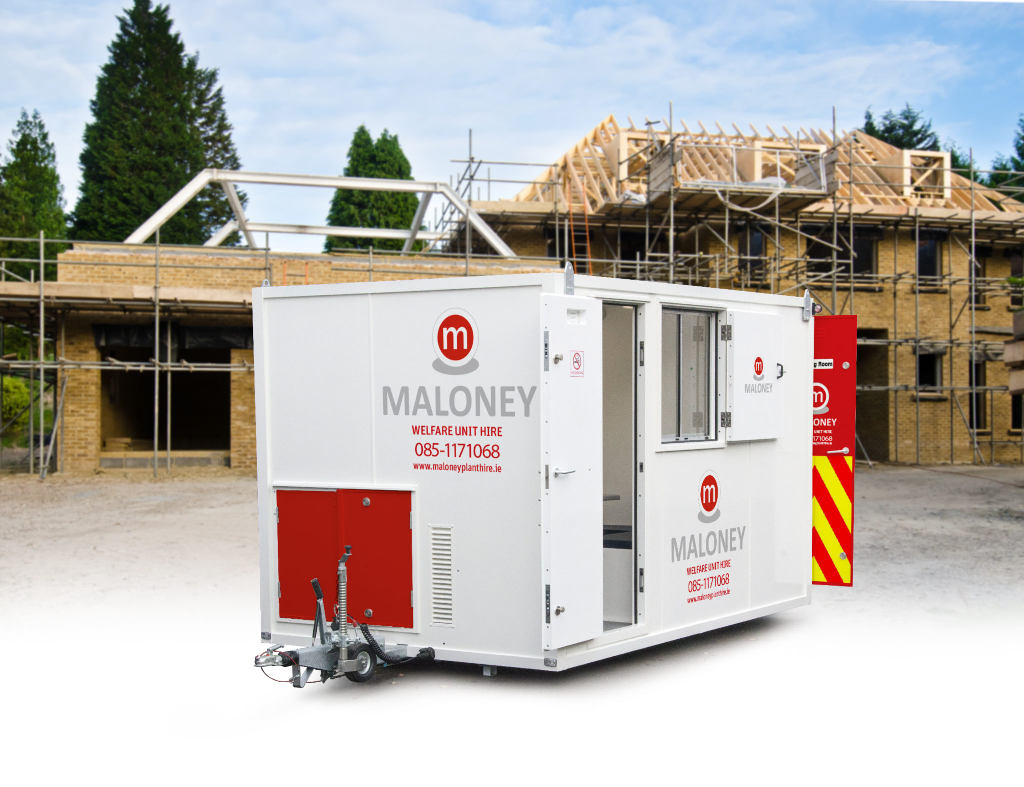 Mobile Welfare Unit Hire by Maloney Plant Hire, Ireland